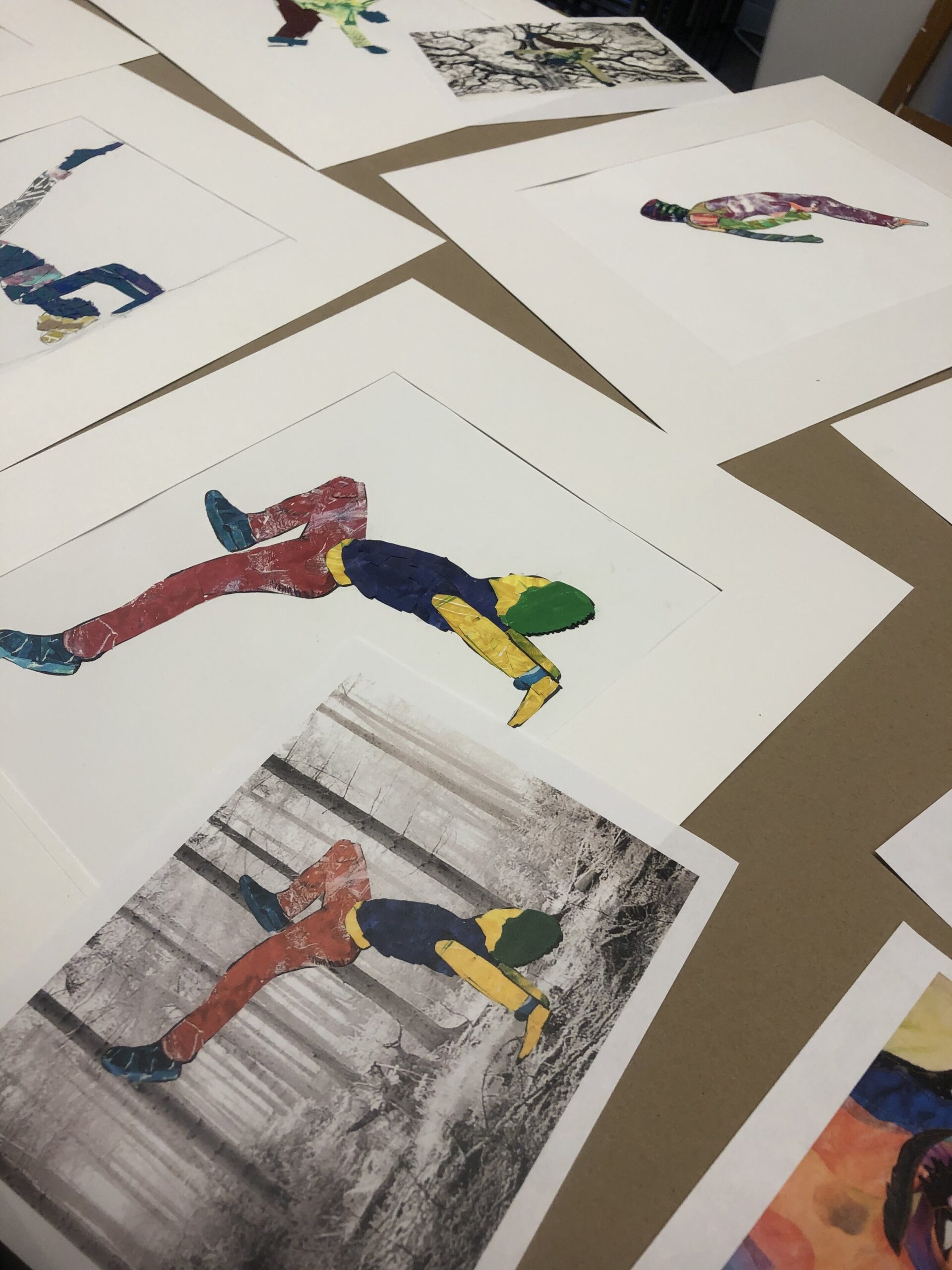 Collages inspired by Bisa Butler | Harbor Creative Arts